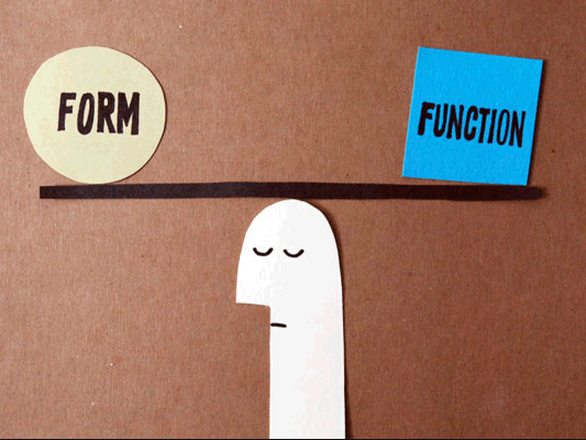 Form vs Function, Style vs Substance – ekoshapu